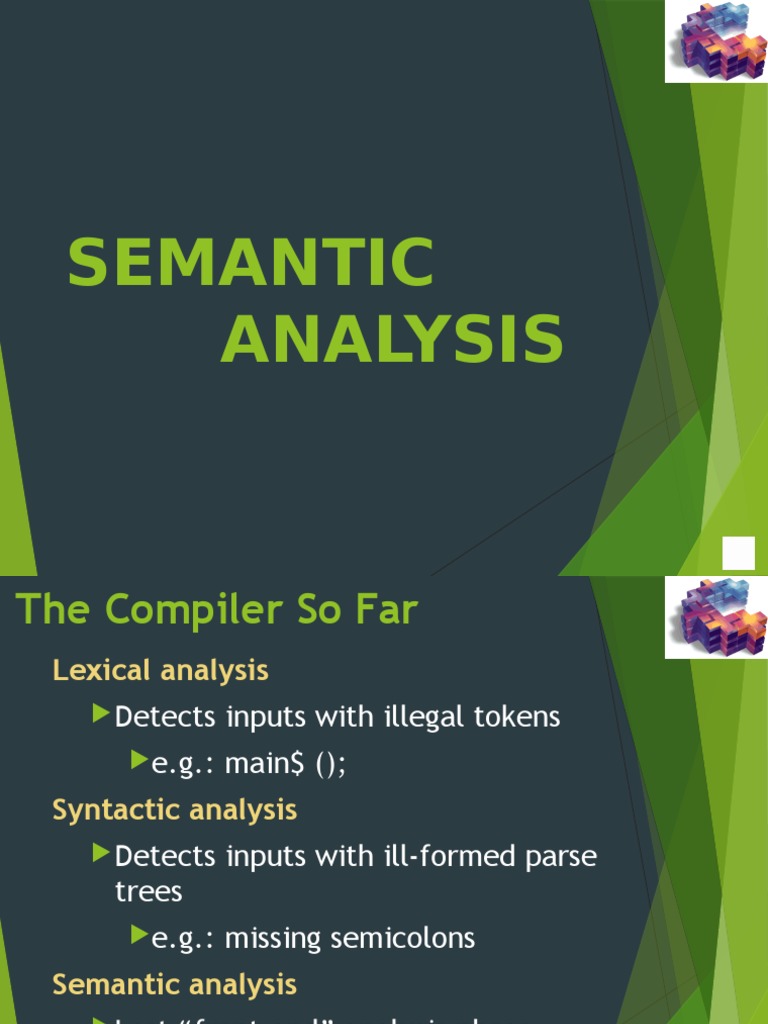 Semantic Report | PDF | Scope (Computer Science) | Compiler