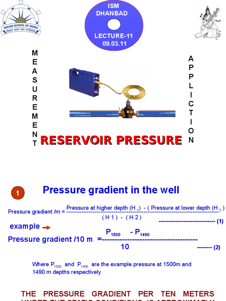 Reservoir Pressure Measurement Techniques | PDF | Contour Line ...