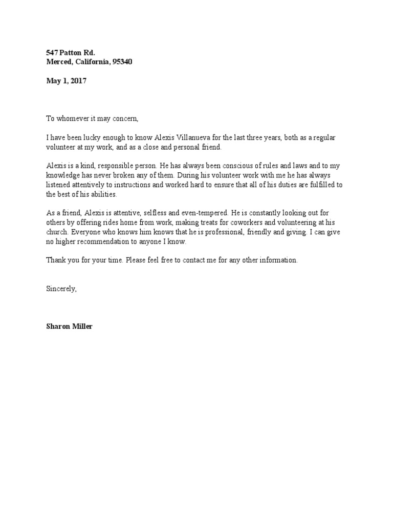 Letter of Recommendation Gun Permit | PDF | Sports & Recreation | Wellness