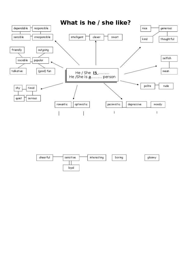 What Is He / She Like? | PDF
