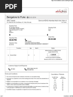 RedBus Ticket Format | PDF | Ticket (Admission) | Public Transport