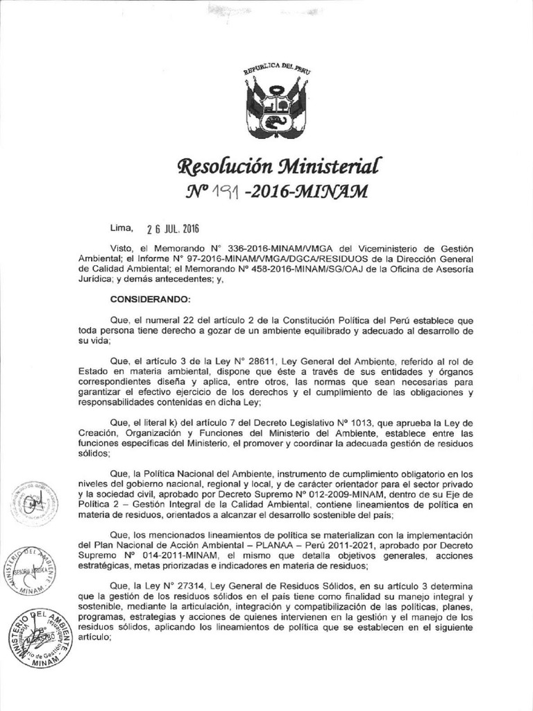 Plan Nacional de Gestion de Residuos Solidos 2016 2024 PDF | PDF ... Plan Nacional de Gestion de Residuos Solidos 2016 2024 PDF | PDF ...