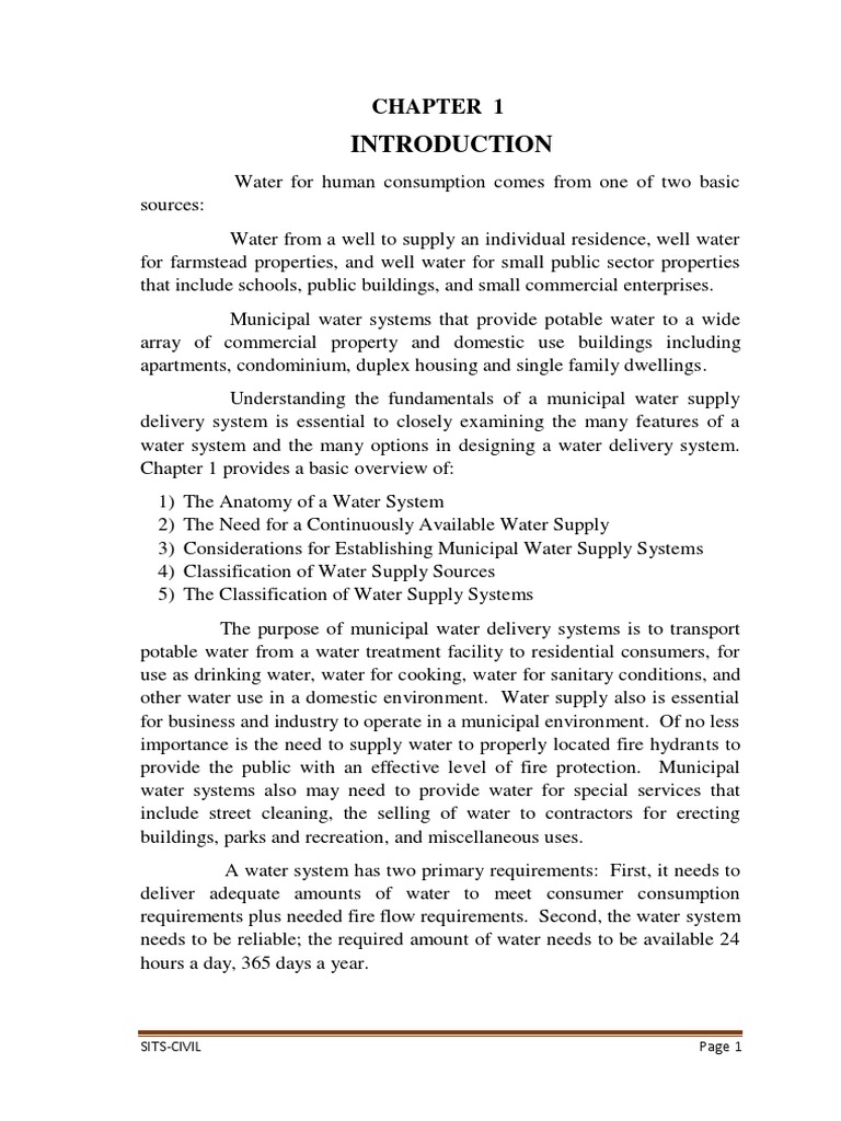 Design of Water Distribution System Using Epanet and Gis 3 | PDF ...