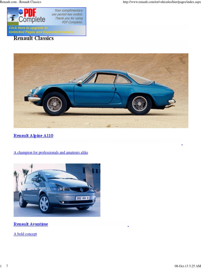 Renault | PDF