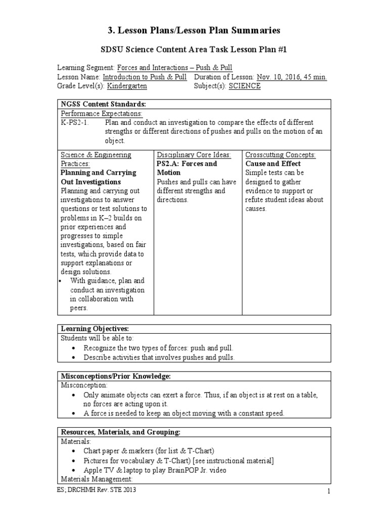 Cat Lessonplan1 | PDF | Lesson Plan | Differentiated Instruction