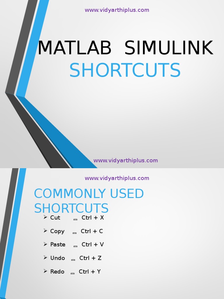 Matlab Shortcuts | PDF Matlab Shortcuts | PDF