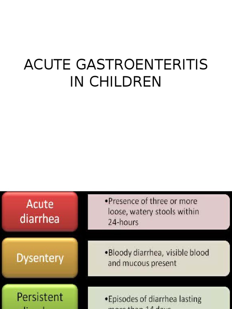 Acute Gastroenteritis in Children | Diarrhea | Dehydration