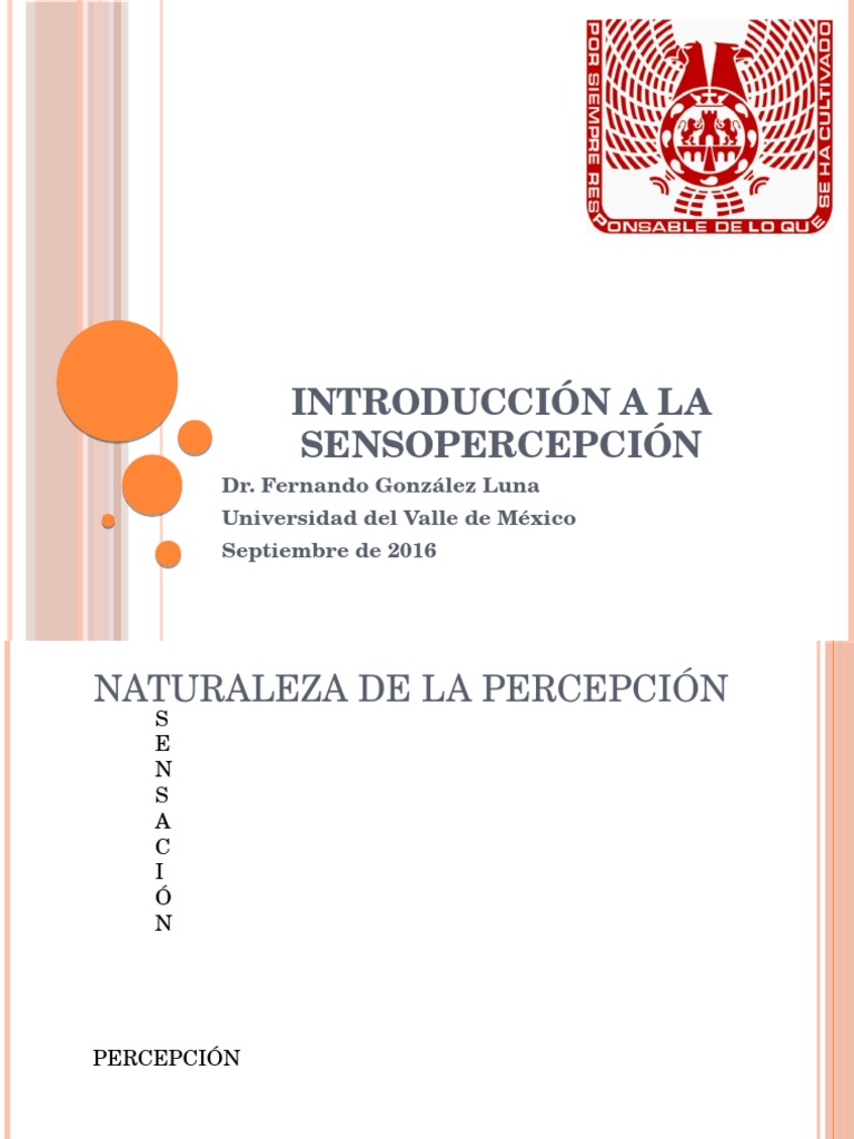 Introducción A La Sensopercepción | PDF