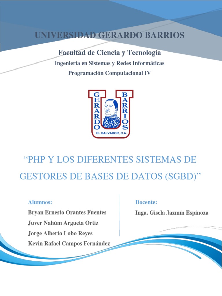 SGBD | PDF | Base de datos relacional | Bases de datos