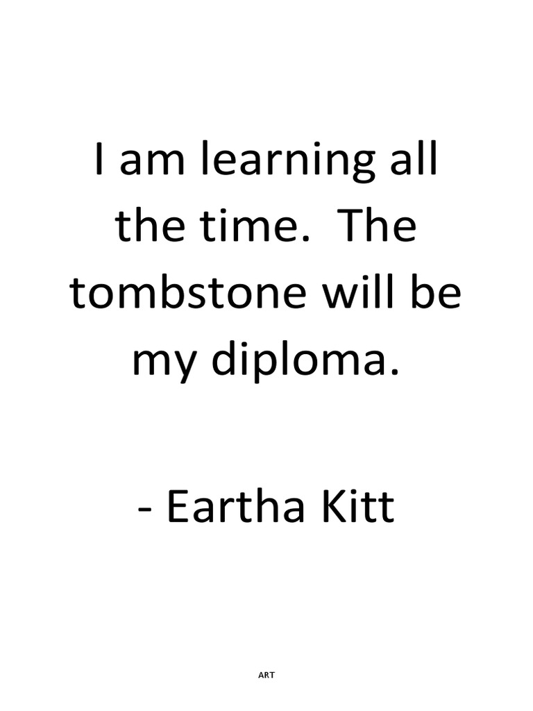 I Am Learning All The Time | PDF
