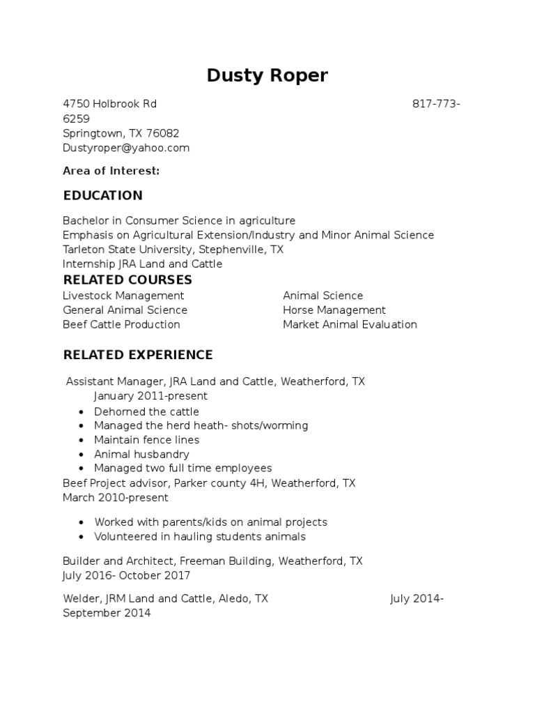 Resume Block | PDF