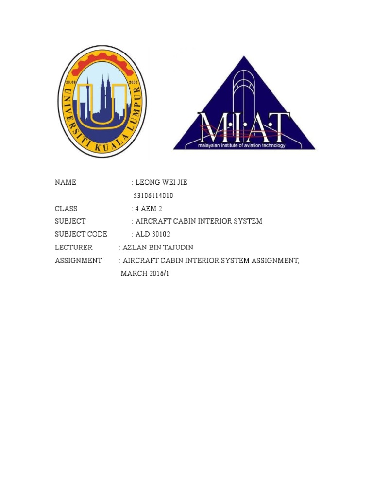 Cabin Assignment | PDF | Cockpit | Seat Belt
