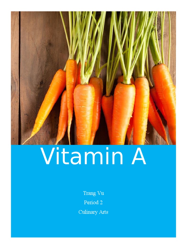 Vitamin A | PDF | Vitamin A | Vitamin