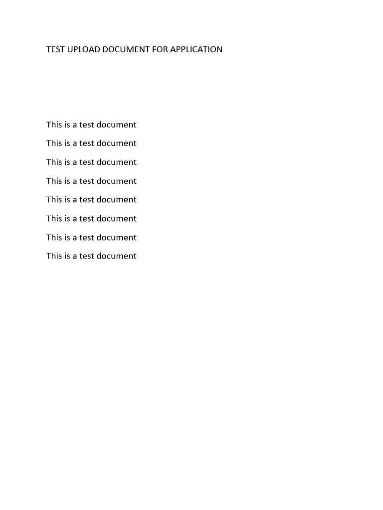 Test Document for Application Review | PDF | Science & Mathematics ...