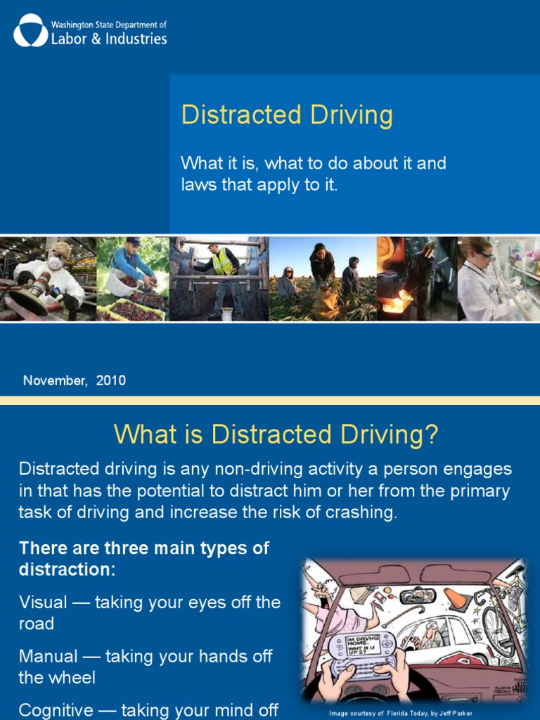 Distracted Driving Laws and Safety Tips | PDF | Driving | Road Transport