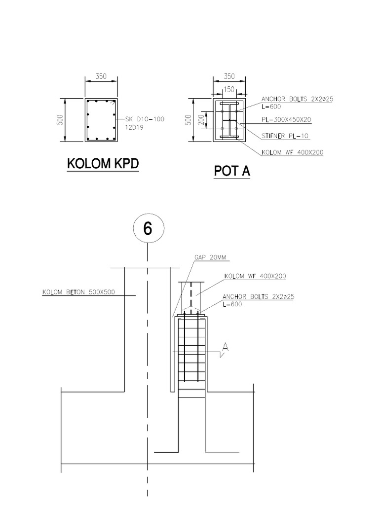 Detail Kolom Baja | PDF