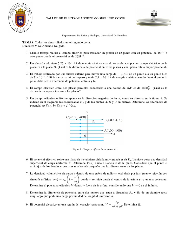 Taller 2 | PDF | Condensador | Resistor