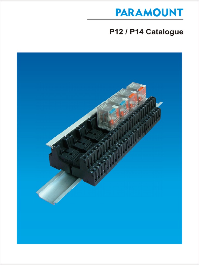 p12 p14 Paramount | PDF | Relay | Electrical Resistance And Conductance