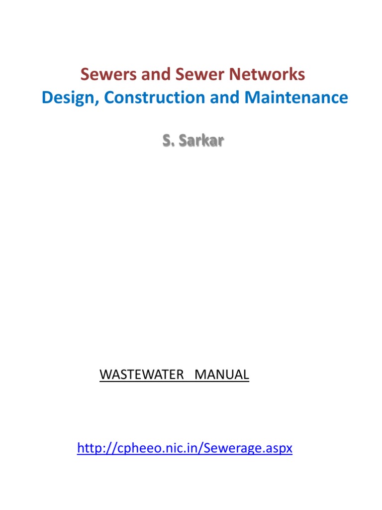 Design Phe Pdf Sanitary Sewer Combined Sewer