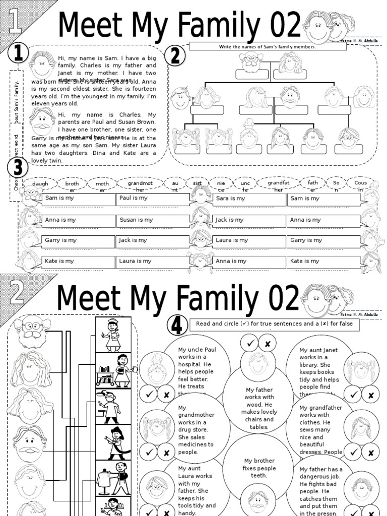 667 Meet My Family 02 | PDF