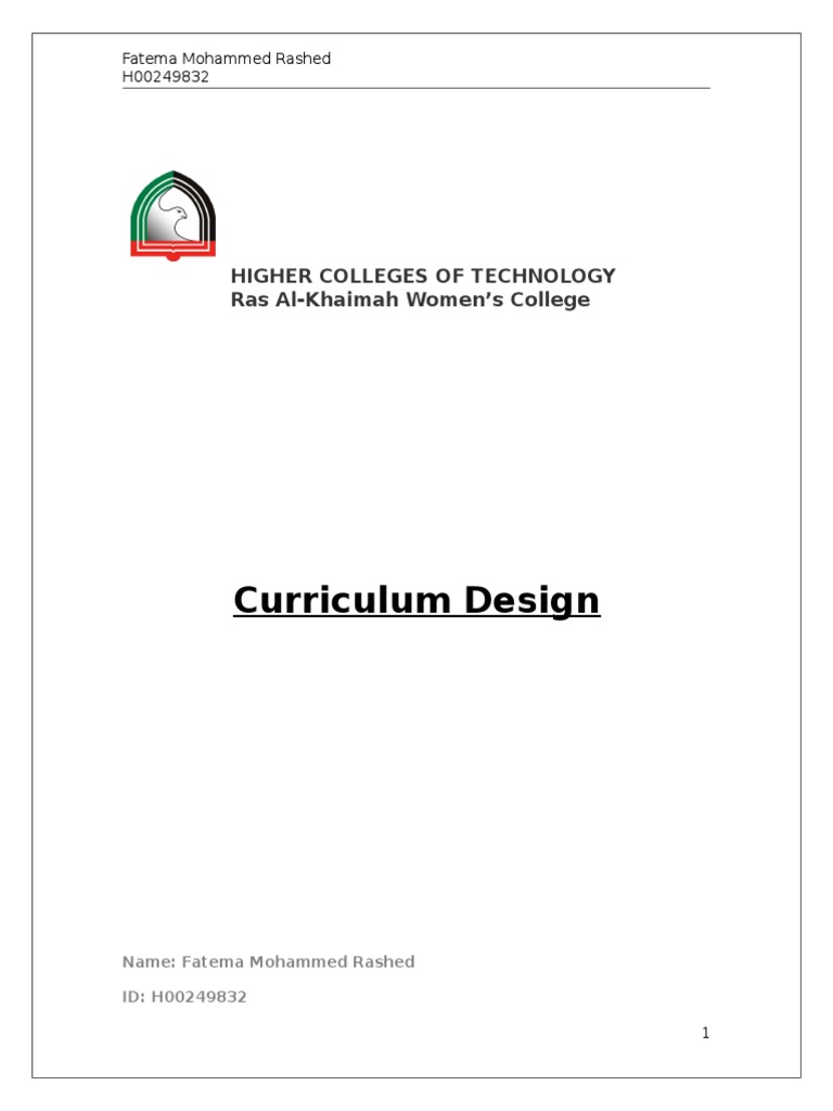 Curriculum Design | PDF | Educational Assessment | Education Theory