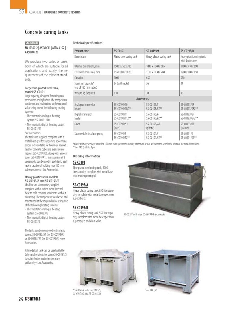Curing Tanks | PDF | Water Heating | Electric Heating