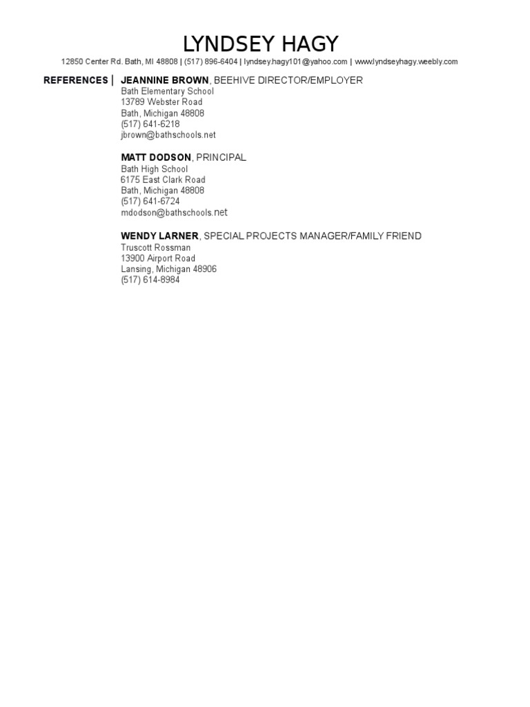 Reference List PDF