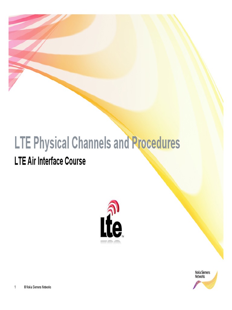 07 - LTE Physical Channels | PDF | Duplex (Telecommunications ...
