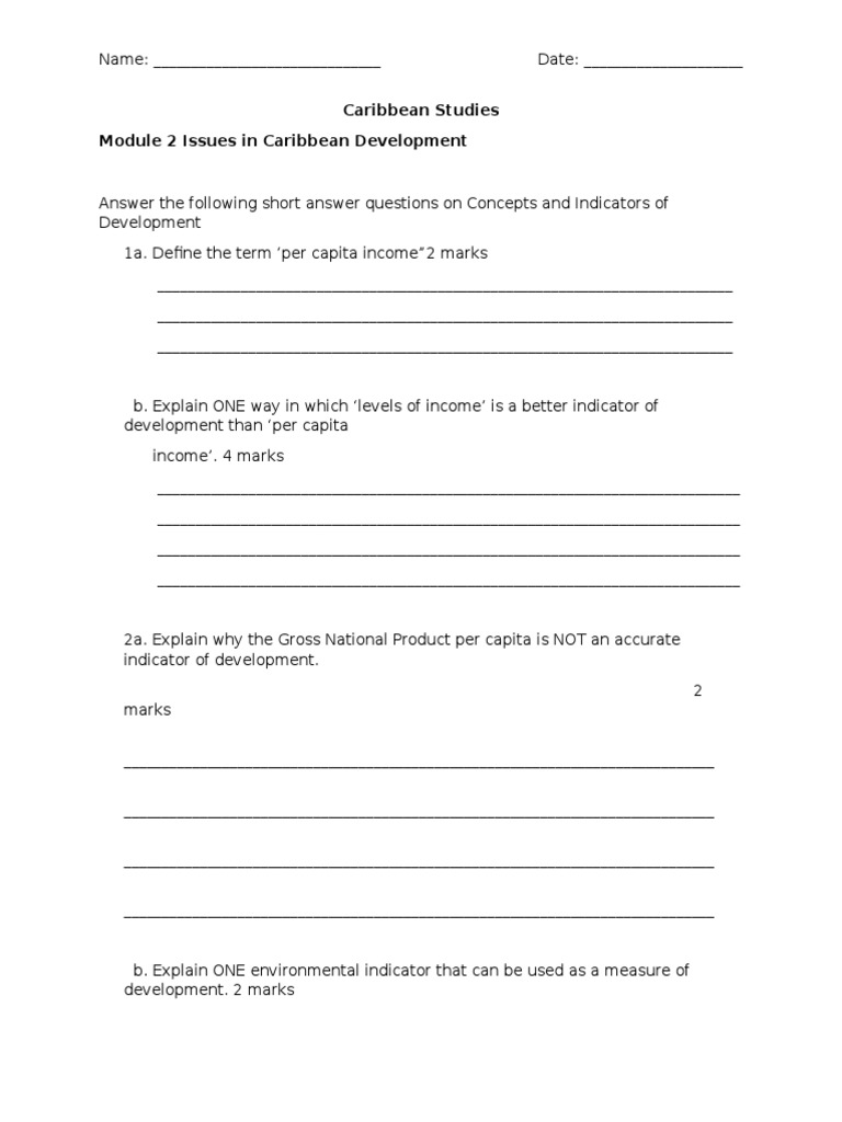 Issues in Caribbean Development | PDF