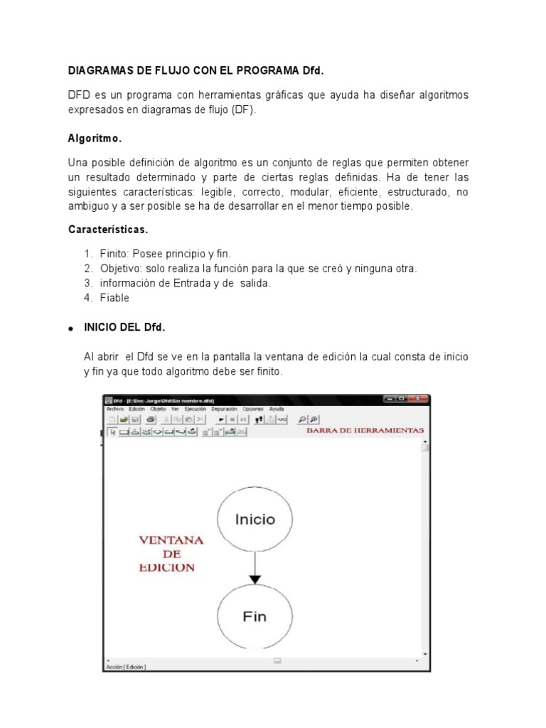Manual DFD | PDF | Algoritmos | Programa de computadora