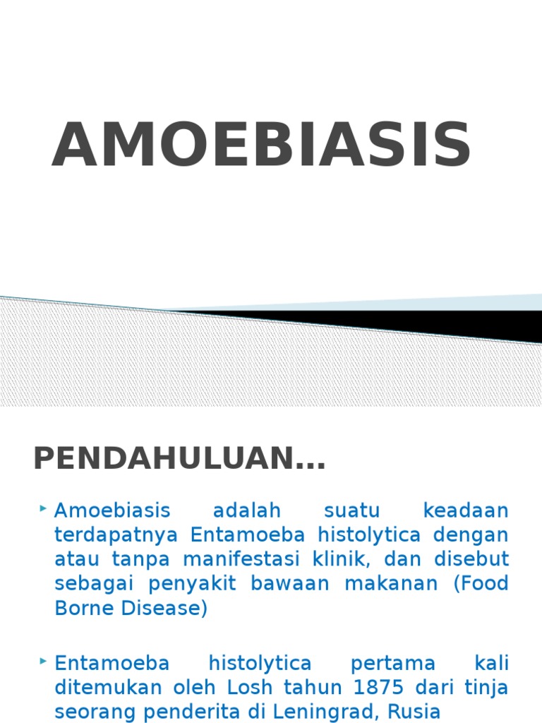 AMOEBIASIS | PDF