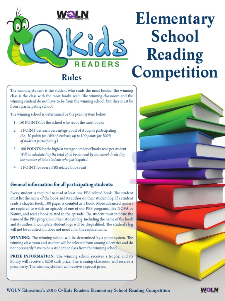 Q-Kids Readers-Elementary School Reading Competition 2016 | PDF | Books ...