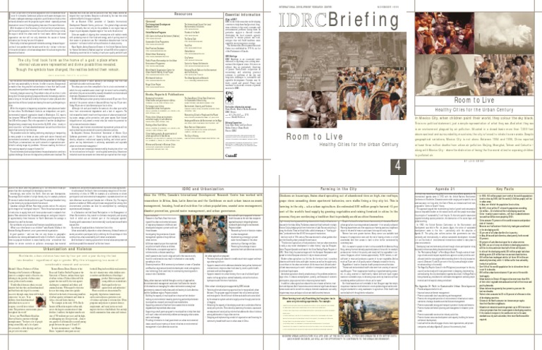 Room To Live - Human Settlements | PDF