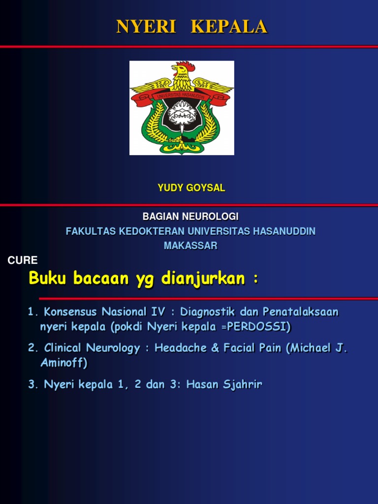 Nyeri Kepala Migren Klaster TTH | PDF