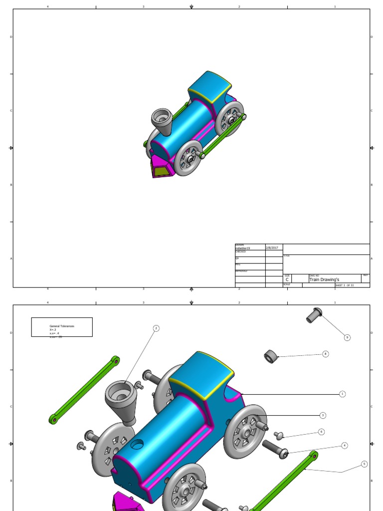 Train Drawings | PDF