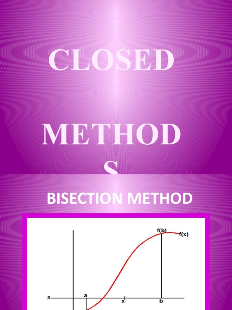 Metodos Cerrados | PDF | Algorithms And Data Structures | Mathematics Metodos Cerrados | PDF | Algorithms And Data Structures | Mathematics
