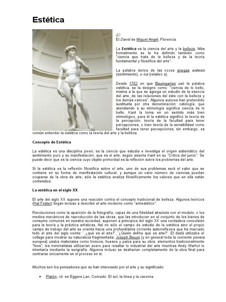 Estetica Etica y Belleza | PDF | Estética | Metafísica de la mente