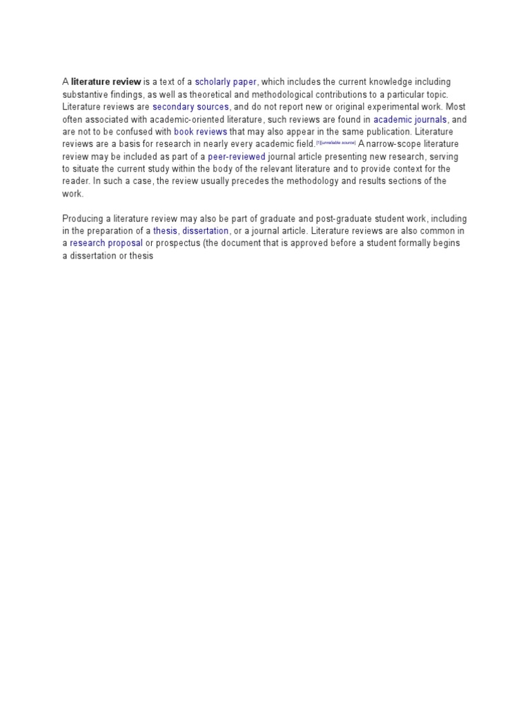 Scholarly Paper Secondary Sources Academic Journals Book Reviews Peer ...