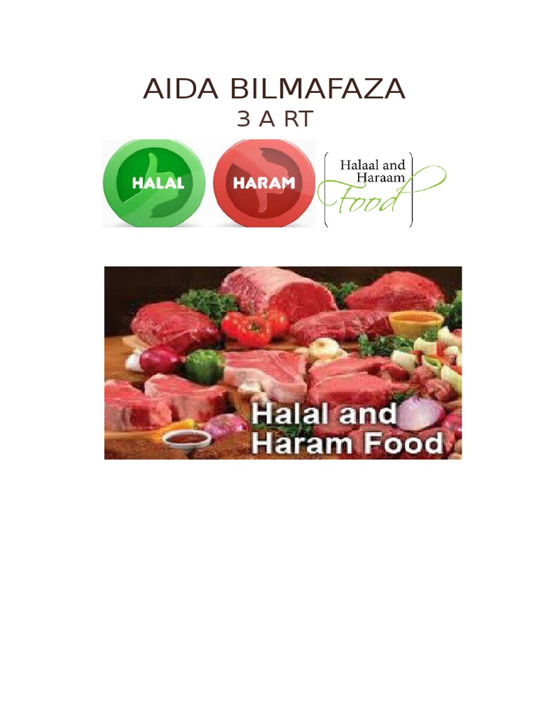 Halal Haram Food | PDF