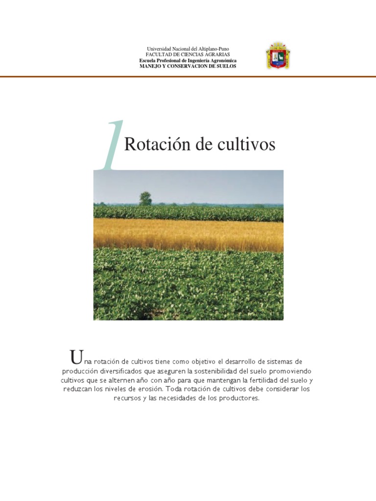 Estrategias de Rotación de Cultivos | PDF | Tecnología