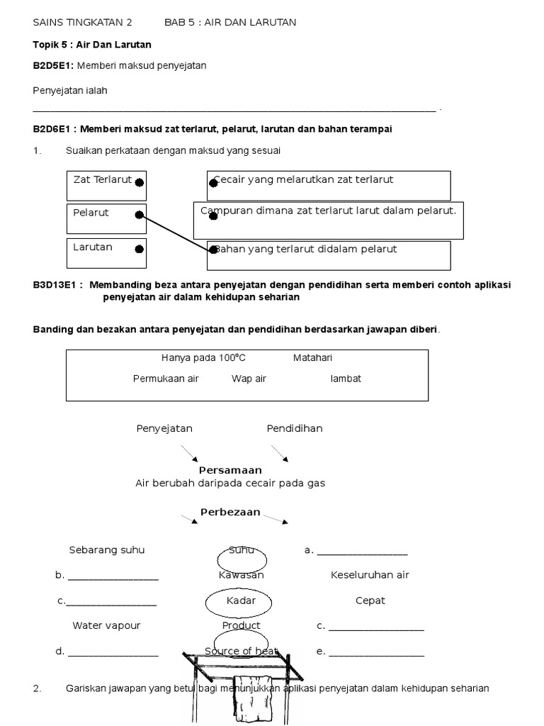Tingkatan 2 Sains Bab 5 Pdf