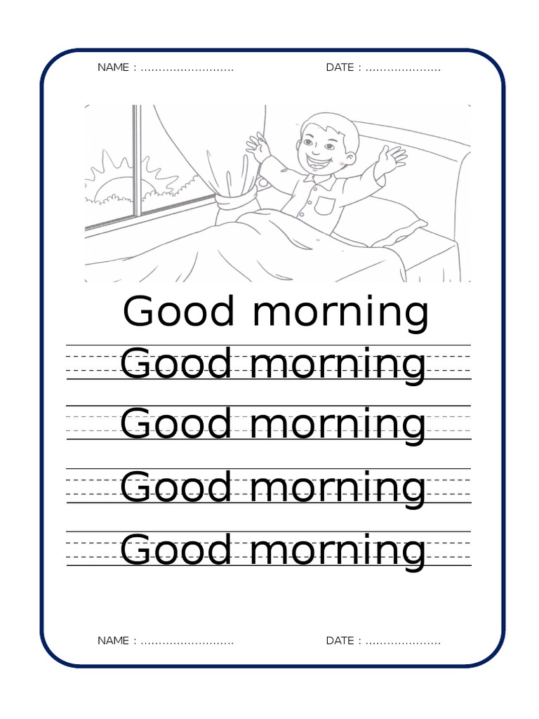Good Morning Good Morning Good Morning Good Morning Good Morning | PDF ...