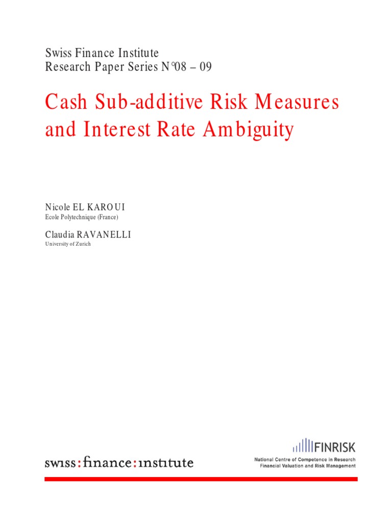 Legend R | PDF | Discounting | Risk