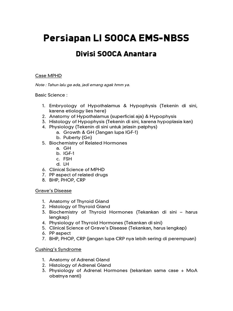 Sooca Ems-Nbss Prep | PDF