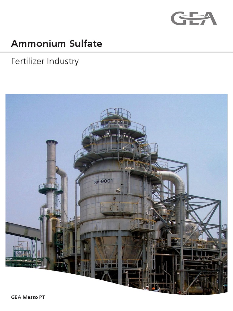 Ammonium Sulfate Crystallization Fertilizer Gea - tcm11 34855 PDF | PDF ...