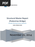 LRFD Pedestrian Bridge Example Rev | PDF | Truss | Axle