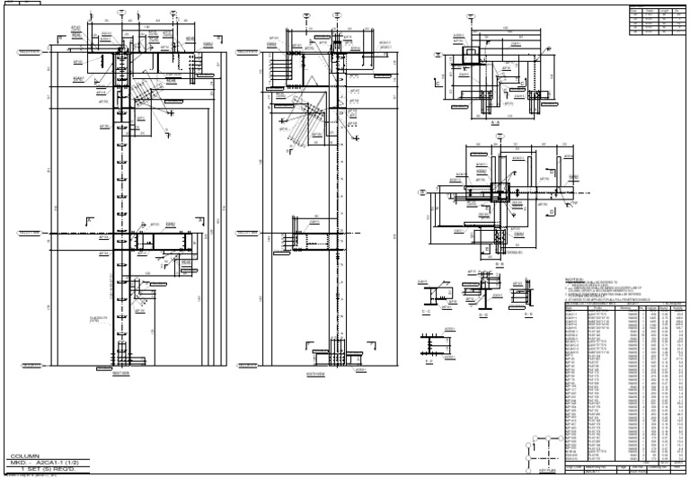 Column Shop Drawing | PDF | Nature