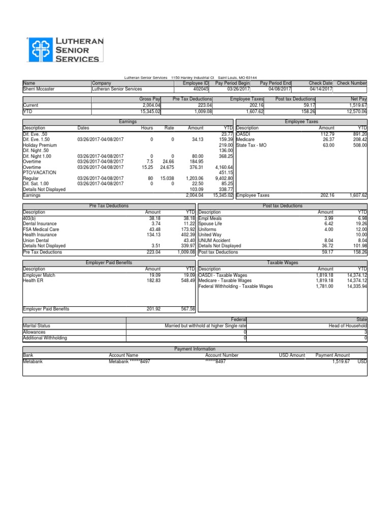 Payslip_to_Print_04_29_2017 (1).pdf | Social Security (United States ...