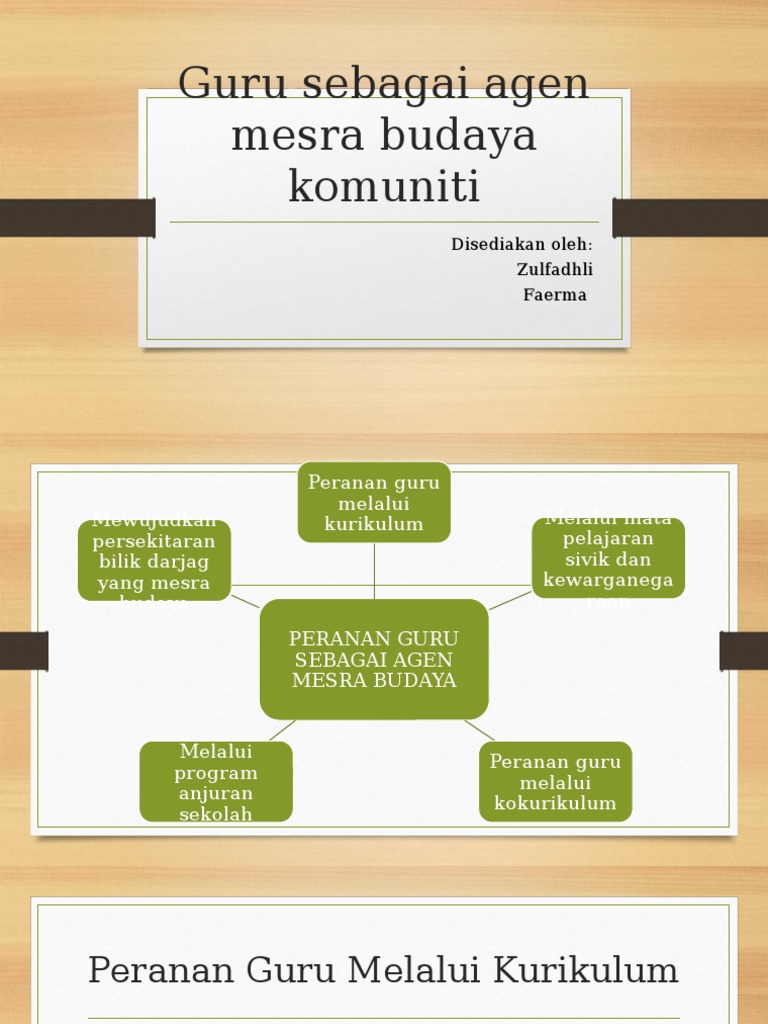 Guru Sebagai Agen Mesra Budaya Komuniti | PDF