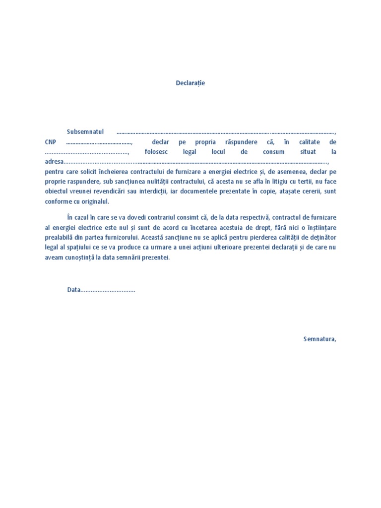 Declaratie de Conformitate Cu Originalul